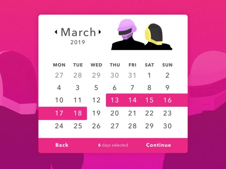 保存版！「Date Picker (日付指定入力）」のデザインサンプル - SeleQt【セレキュト】｜SeleQt【セレキュト】
