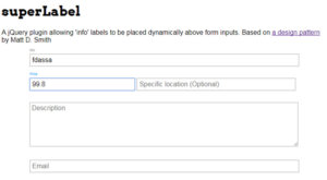 デザイナー必見！ウェブフォームにフローティングラベルアニメーションを簡単に組み込めるプラグイン9選【JavaScript・jQuery】 - SeleQt【セレキュト】｜SeleQt【セレキュト】
